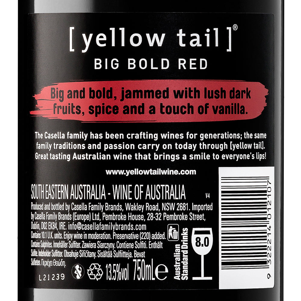 Buy [yellow tail] Big Bold Red - Australia Wide Delivery