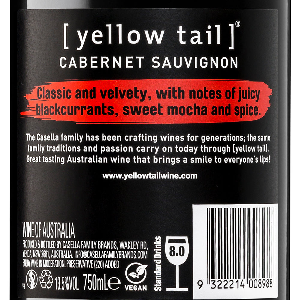Buy [yellow tail] Cabernet Sauvignon - Australia Wide Delivery